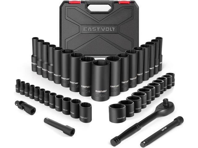 Click here for Eastvolt 46 Pieces Drive Socket Ratchet Wrench Set... prices