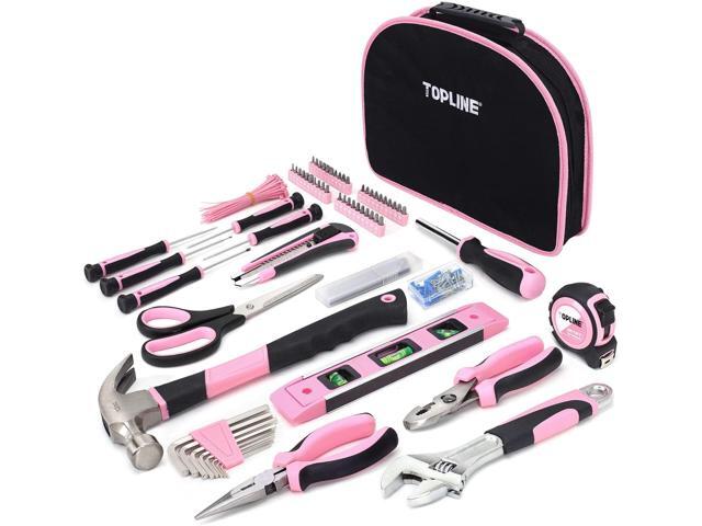 Click here for TOPLINE 208-Piece Pink Tool Kits for Women with Ro... prices