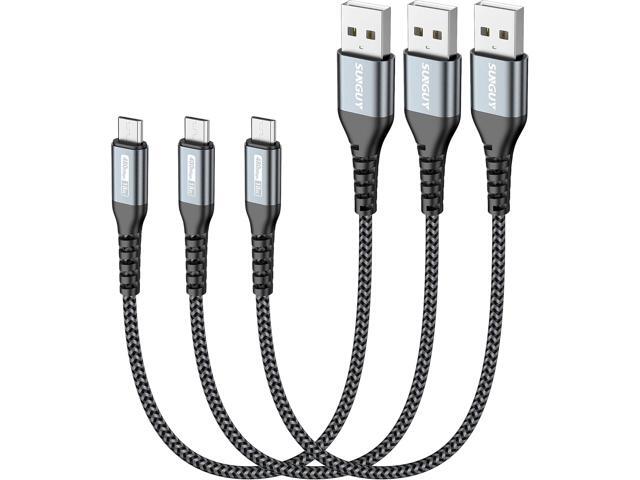 Click here for SUNGUY Micro USB Cable 1FT[3Pack]  18W Short USB t... prices