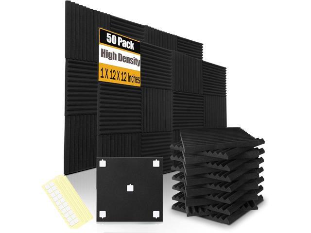 Click here for 50 Pack Acoustic Foam Panels 1 X 12 X 12 Wedge Sou... prices