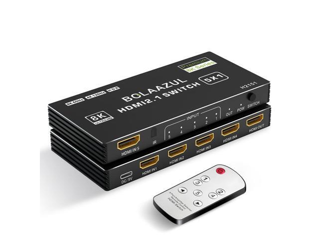 Click here for BolAAzuL 8K HDMI 2.1 Switch 120Hz 4K 5 in 1 Out  8... prices