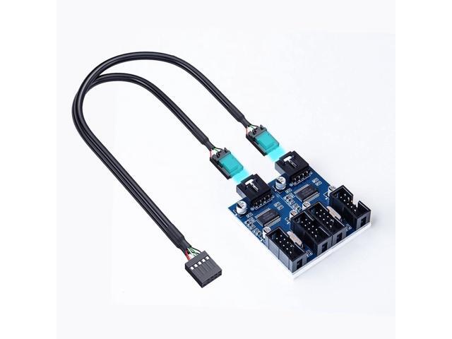 Click here for 9Pin USB Header Splitter - Male to 4 Female Extens... prices