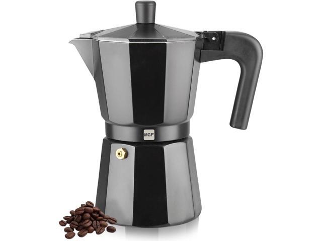 Click here for MAGEFESA Kenia Noir Stovetop Espresso Moka Pot  9-... prices