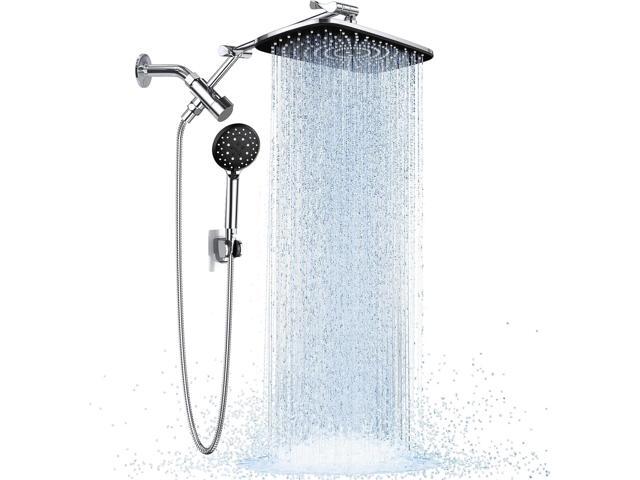 Click here for Veken Wide Rain Shower Head with 6 Modes Handheld... prices