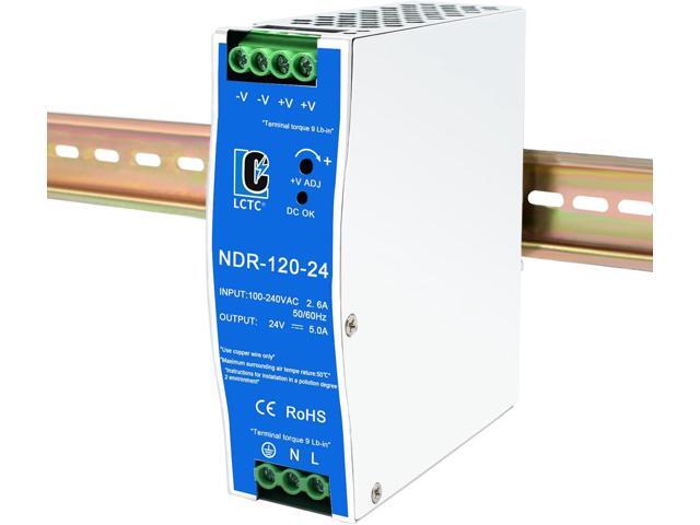 Click here for 24Vdc Power Supply NDR 120W;Dual Output (Input:100... prices