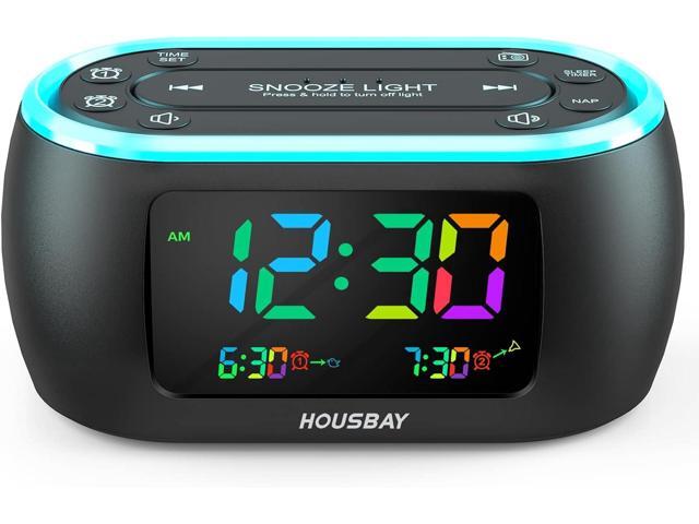 Click here for HOUSBAY 3 in 1 Alarm Clock for Bedrooms- Clock Rad... prices