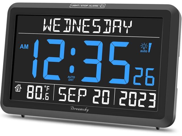 Click here for DreamSky Digital Clock with Date and Day of Week -... prices