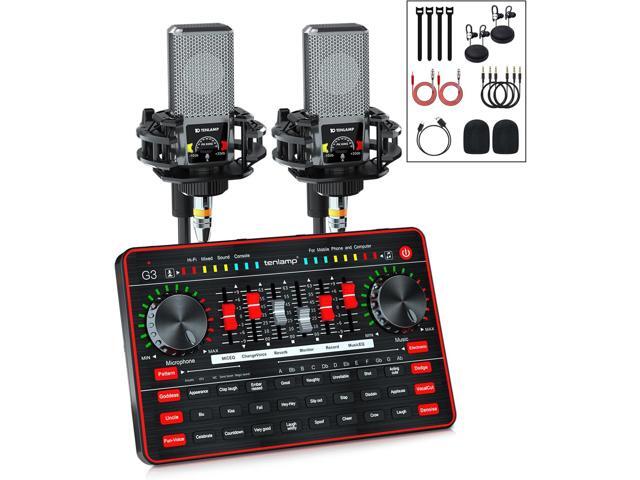 Click here for Audio Mixer with Sound Card  tenlamp Two 3.5mm Stu... prices