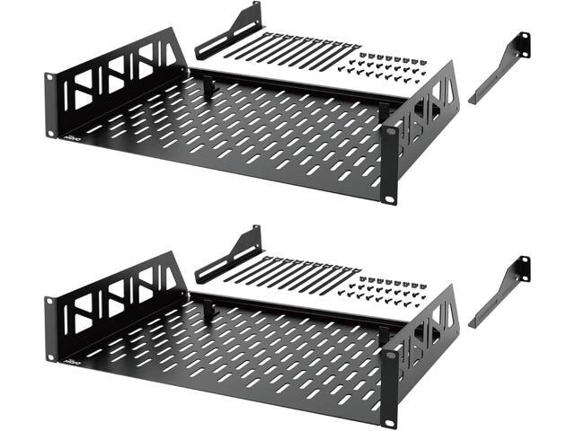 Click here for Tecmojo 2U Rack Shelf 19 inch Server Rack Shelf 12... prices