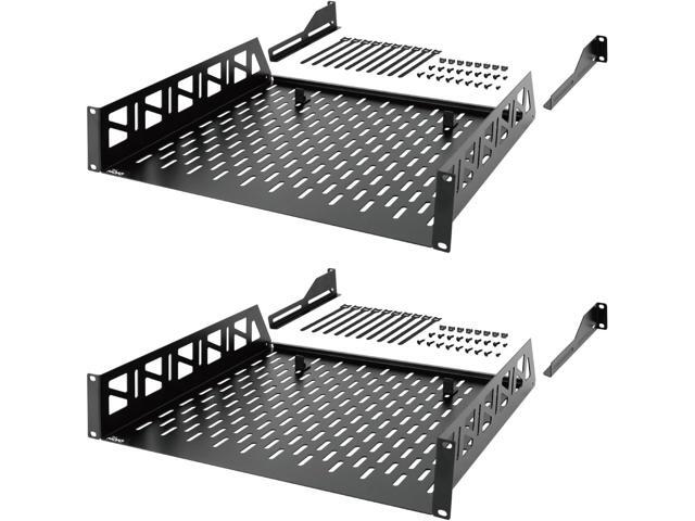 Click here for Tecmojo 2U Rack Shelf 19 inch Server Rack Shelf 16... prices