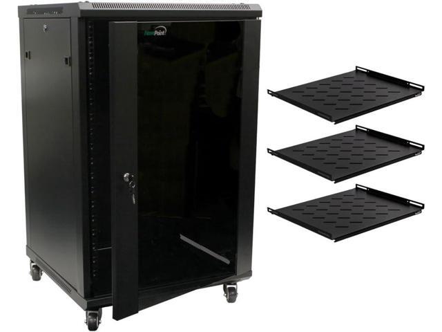 Click here for NavePoint 18U Wall Mount Server Data Cabinet 24 In... prices