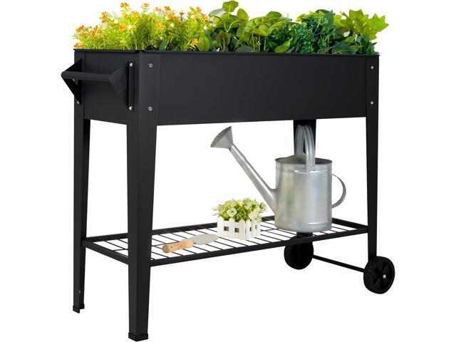 Click here for Elevate 32 Tall Raised Garden Bed Outdoor with Whe... prices