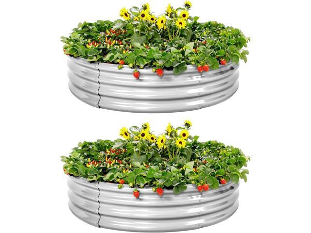 Click here for Land Guard Galvanized Raised Garden Bed 2Pcs  Plan... prices