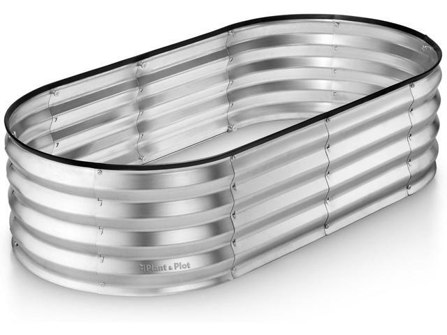 Click here for Galvanized Raised Garden Beds Outdoor // 4×2×1 ft... prices