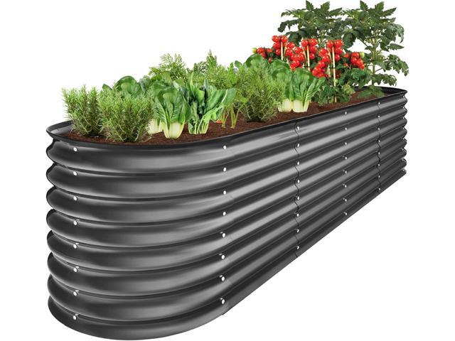 Click here for Best Choice Products 8x2x2ft Metal Raised Garden B... prices