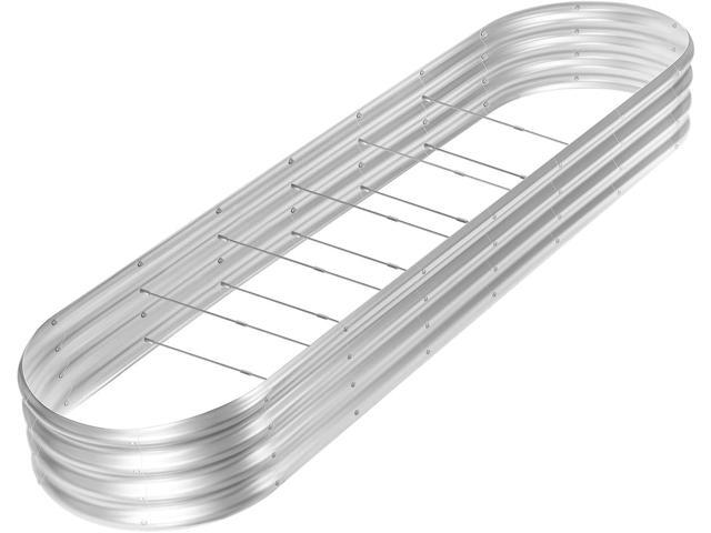 Click here for Land Guard 8ft Galvanized Raised Garden Bed Kit  R... prices