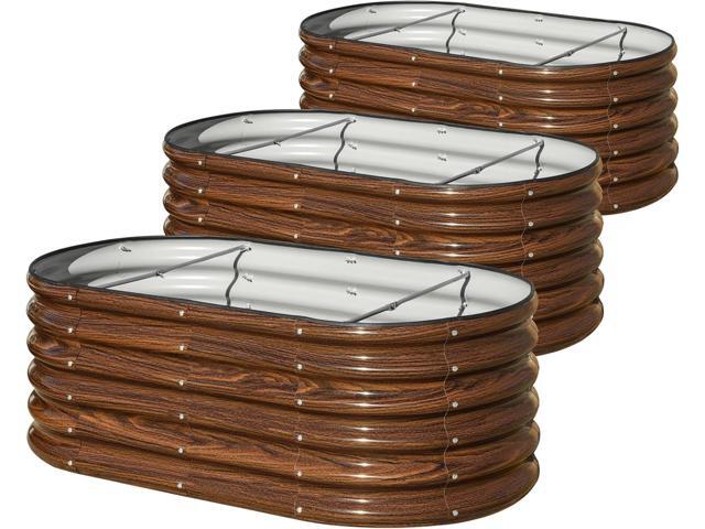 Click here for SnugNiture 3 Pcs 4x2x1.5ft Raised Garden Bed Outdo... prices