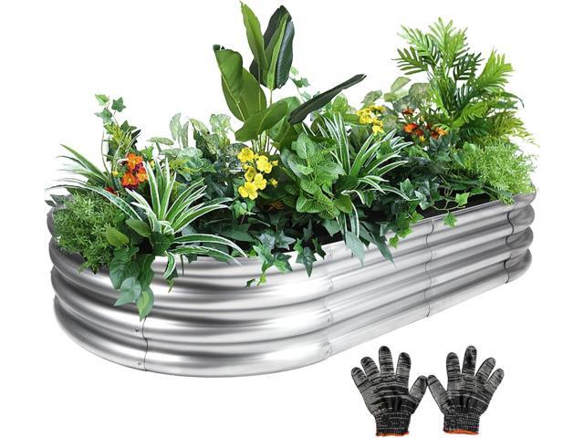 Click here for Galvanized Raised Garden Bed  4x2x1 FT Thickening... prices