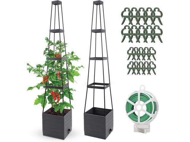 Click here for 2 Pack Raised Garden Bed  Planter Boxes with Trell... prices