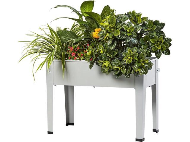 Click here for Metal Raised Garden Bed Raised Planter Box with Le... prices