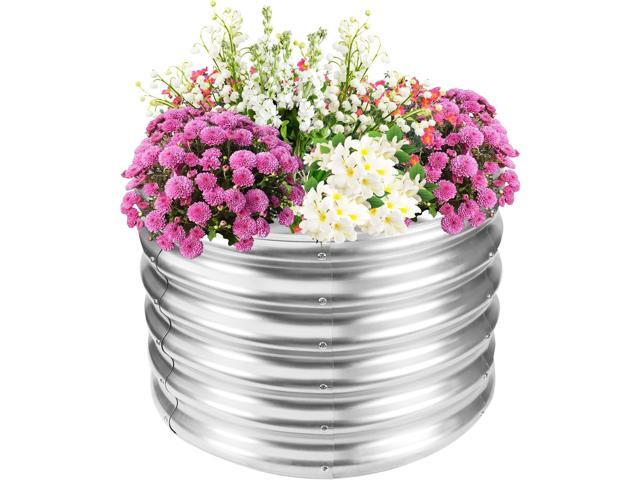 Click here for 17 Tall Elevated Round Metal Rised Garden Bed- 2x2... prices