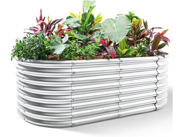 Click here for Land Guard Galvanized Raised Garden Bed  8x4x2ft P... prices