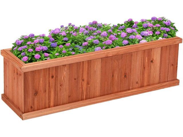 Click here for LDAILY Raised Garden Bed  Outdoor Rectangle Flower... prices