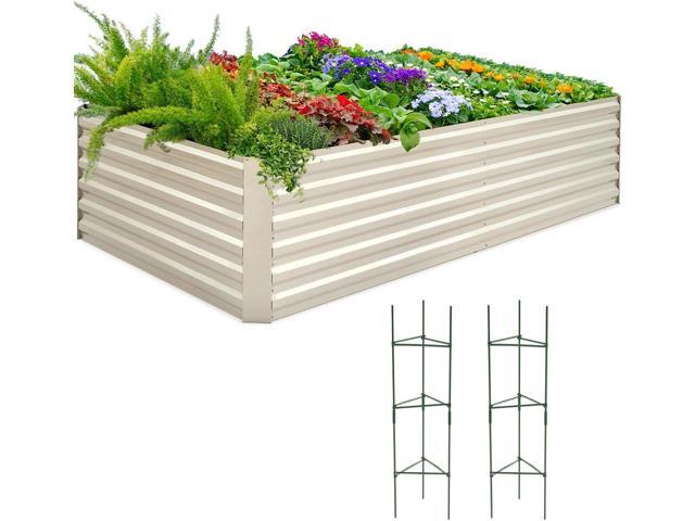 Click here for Quictent Galvanized Raised Garden Bed 8x4x2 Ft Tal... prices