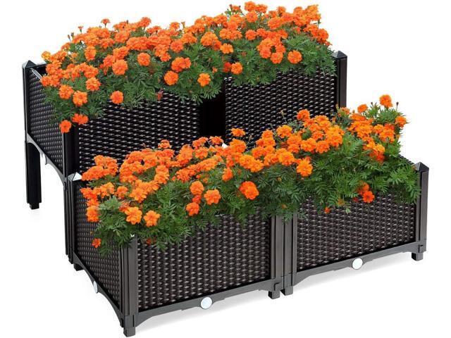 Click here for Giantex Raised Garden Bed  Set of 4 Planter Raised... prices