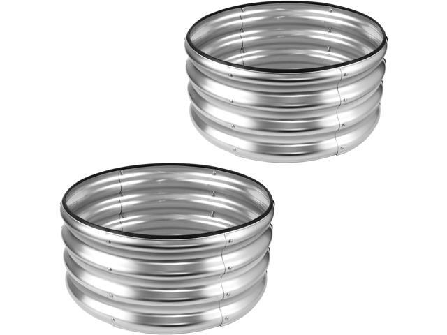 Click here for JERIA Raised Garden Bed Galvanized Raised 2 PCS 2×... prices