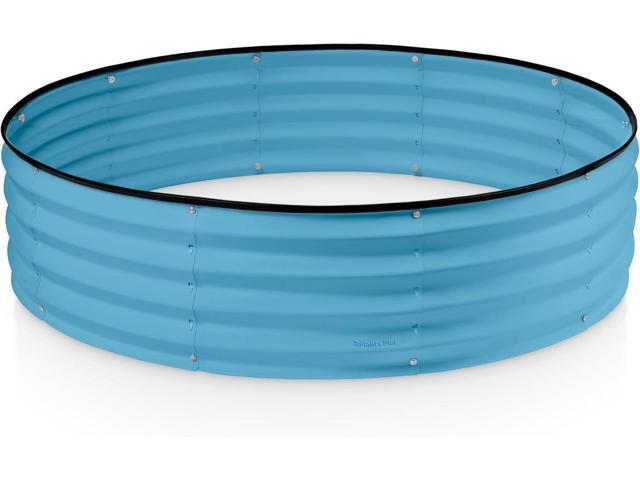 Click here for Round Galvanized Raised Garden Bed // 4×4×1 ft Gal... prices