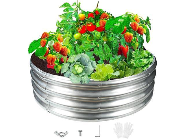 Click here for Durable Round Galvanized Steel Raised Garden Bed f... prices