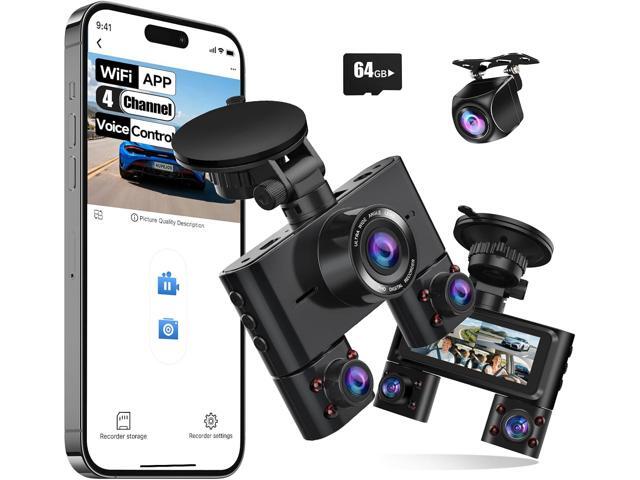 Click here for 360° Dash Cam Front and Rear Inside  4 Channel Das... prices