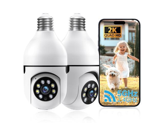 Click here for 2K Light Bulb Security Camera 5G & 2.4Ghz WiFi Sec... prices