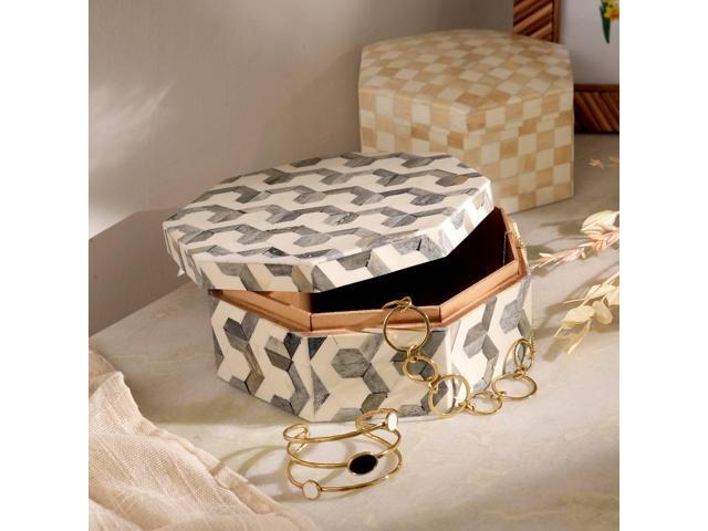 Click here for ExpoBazaar U Pattern Hexagon Shape Storage box/Dec... prices