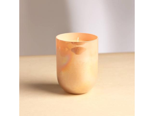 Click here for ExpoBazaar Subtle Shine Scented Wax Candle Peach E... prices