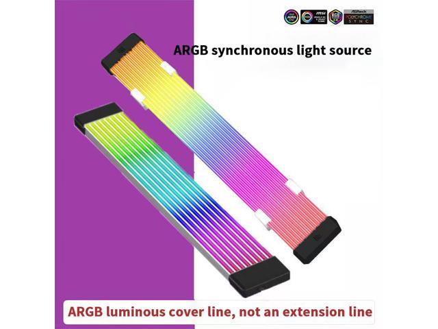 Click here for Desktop assembled computer host neon line god ligh... prices