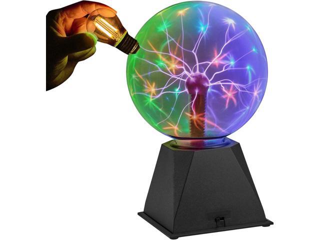 Click here for Playbees 7-Inch Colorful Plasma Ball Tesla Coil Gl... prices