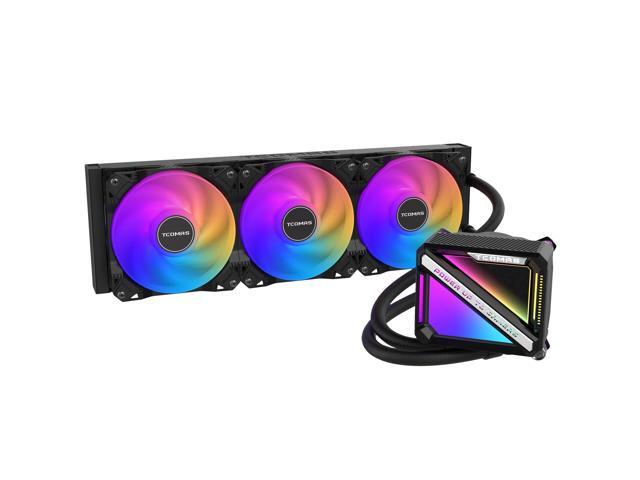 Click here for TCOMAS LE200 Black 360 ARGB Liquid CPU Cooler Sign... prices