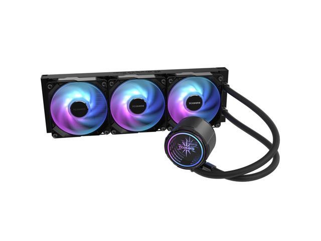 Click here for TCOMAS LA200 Black 360 ARGB Liquid CPU Cooler Infi... prices