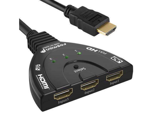 Click here for Fosmon 3-Port 4K HDMI Switcher  Auto-Switch HDMI S... prices