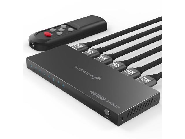Click here for Fosmon 5-Port 8K HDMI 2.1 Switch with Remote Contr... prices