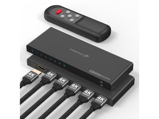Click here for Fosmon 5-Port 4K HDMI 2.0 Switch with Remote Contr... prices