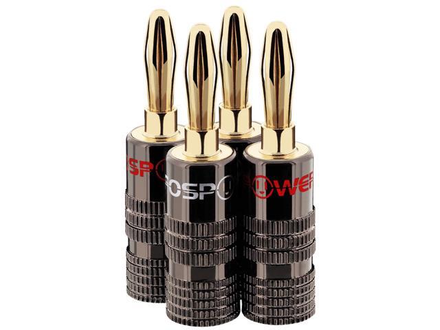 Click here for FosPower Banana Plugs 2 Pairs / 4 pcs  Closed Scre... prices