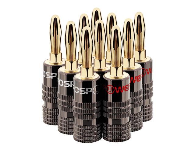 Click here for FosPower Banana Plugs 5 Pairs / 10 pcs  Closed Scr... prices