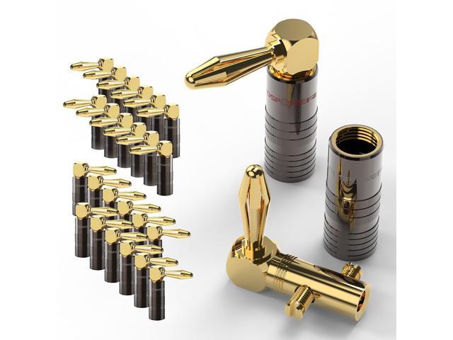 Click here for FosPower Right Angle Banana Plugs (12 Pairs / 24 p... prices