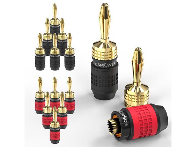 Click here for FosPower Deadbolt Banana Plugs 6 Pairs / 12 pcs  S... prices