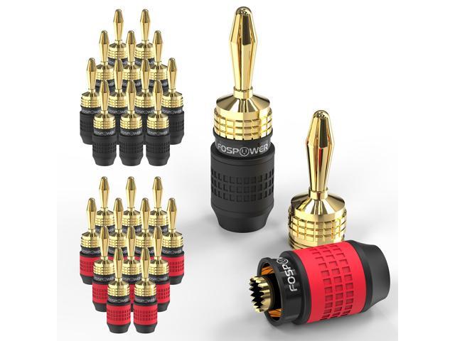 Click here for FosPower Deadbolt Banana Plugs 12 Pairs / 24 pcs... prices