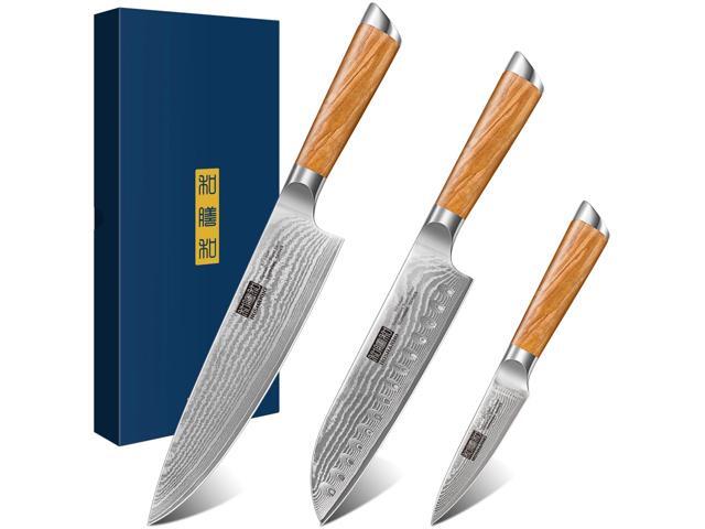 Click here for HOSHANHO Damascus Kitchen Knife Set 3-Piece  Ultra... prices