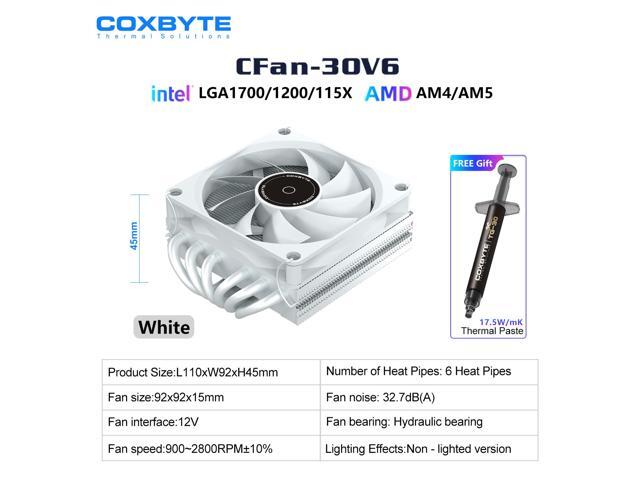 Click here for COXBYTE CFan-30V6 6 Heat Pipes Down-pressure CPU A... prices